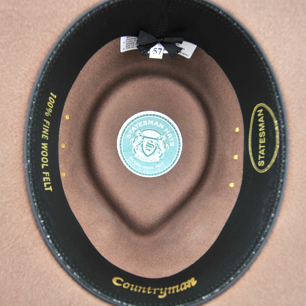 Statesman Countryman Fur Blend Felt Hat - Aussie Saddlery