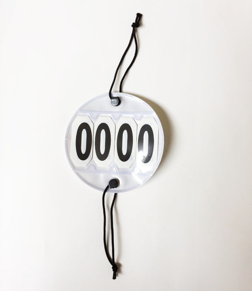 Bridle Number Holder Competition Set 4 Digit - Aussie Saddlery