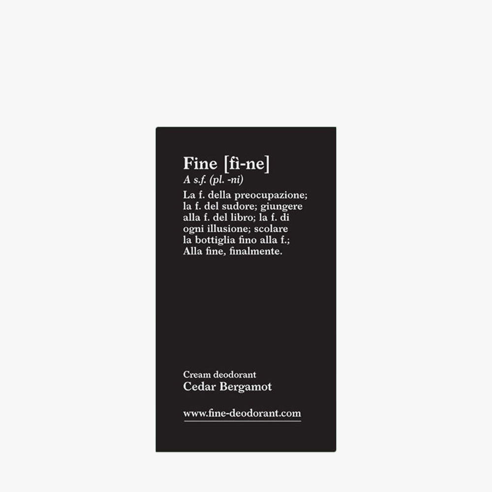 FINE Deodorant Cedar Bergamot Canada