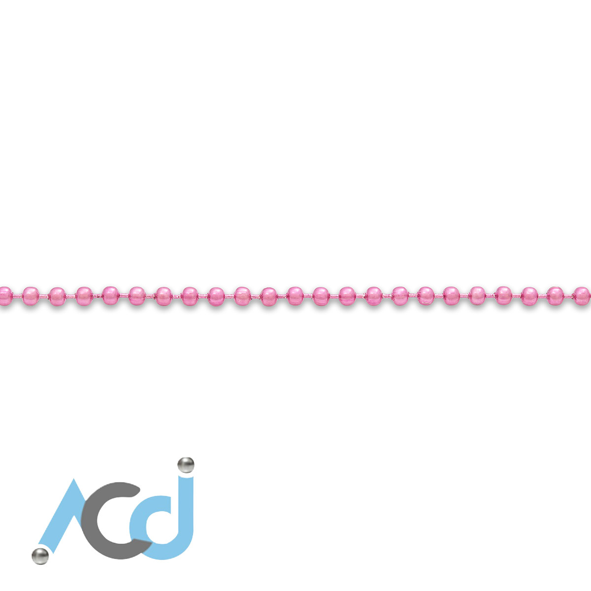 Ball Chain Bead Chain Ball Chain Hot Pink - Aussie Chains Direct