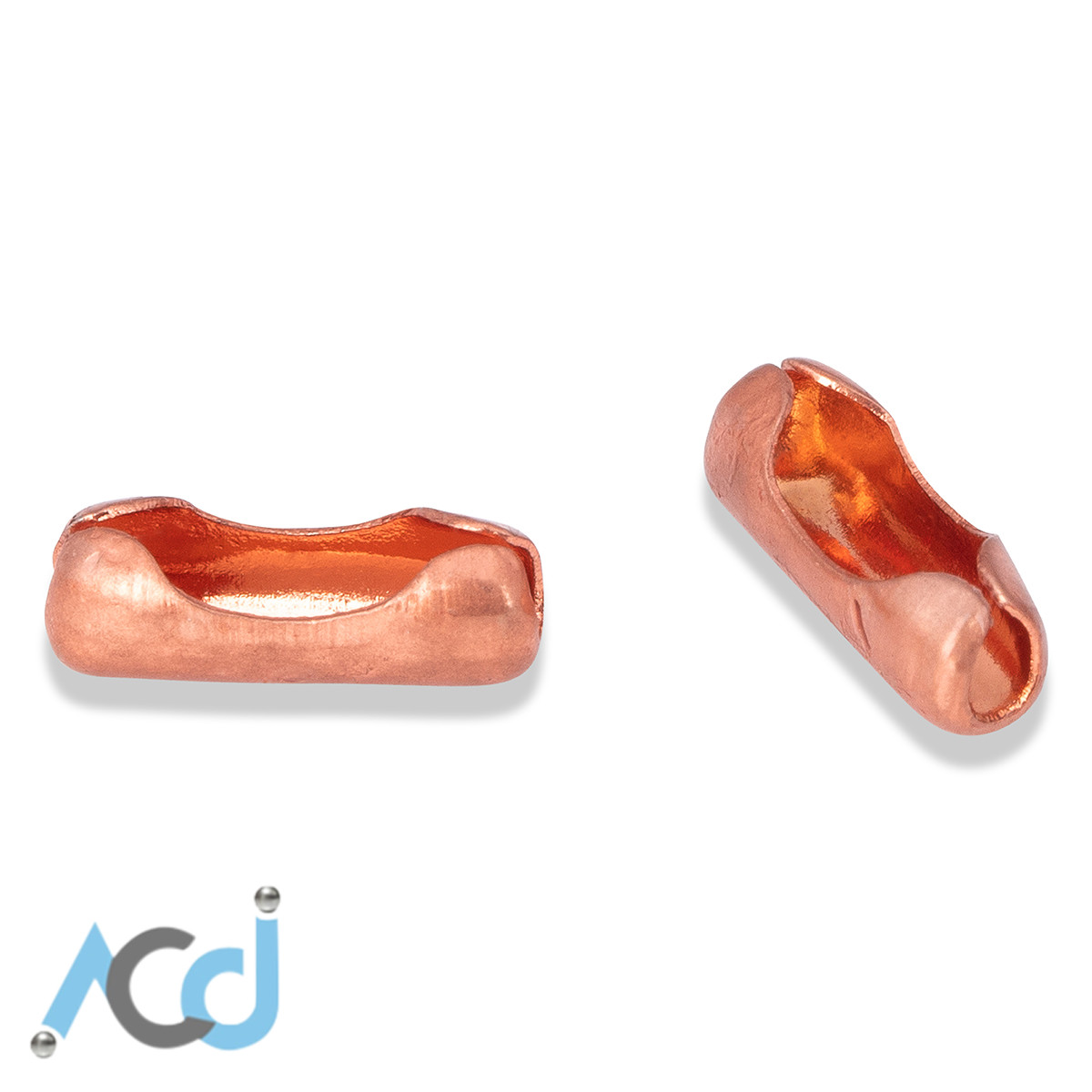 Ball Chain Bead Chain Connectors Copper - Aussie Chains Direct