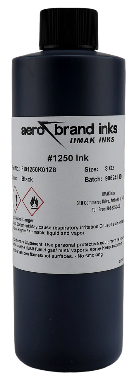 Aero #1250 Quick Dry Marking Ink 8oz Bottle