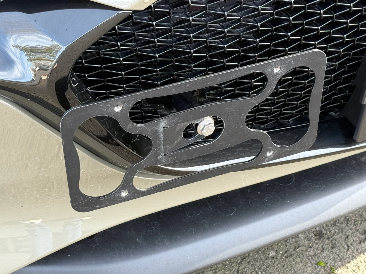 The Platypus License Plate Mount for Mazda 3 4th gen BP 2019 to 2025