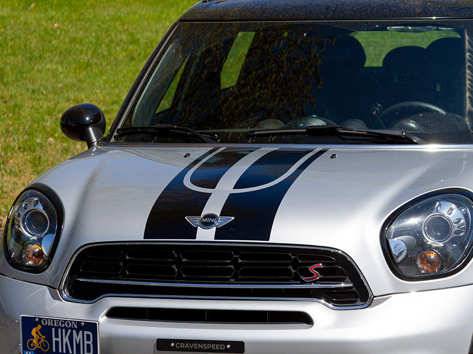 Decal Sets for MINI Countryman R60 2011 to 2016 Trident Bonnet Stripes ...