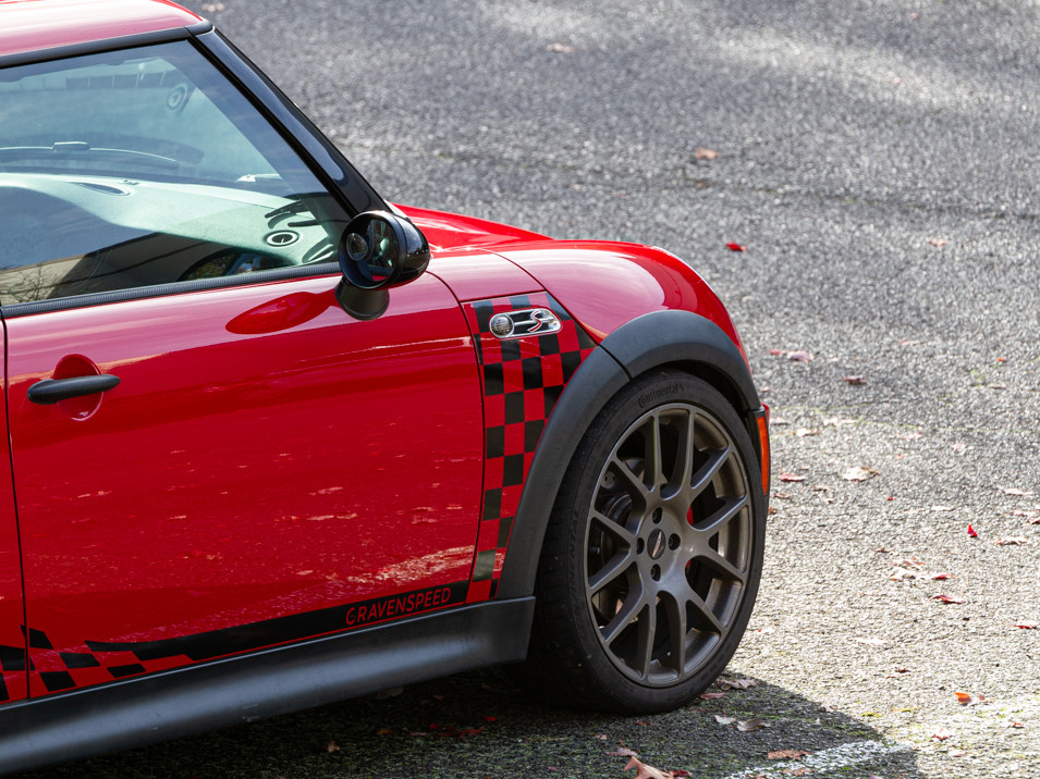 Decal Sets for MINI Cooper R53 2001 to 2006 Checkered Side Scuttle ...