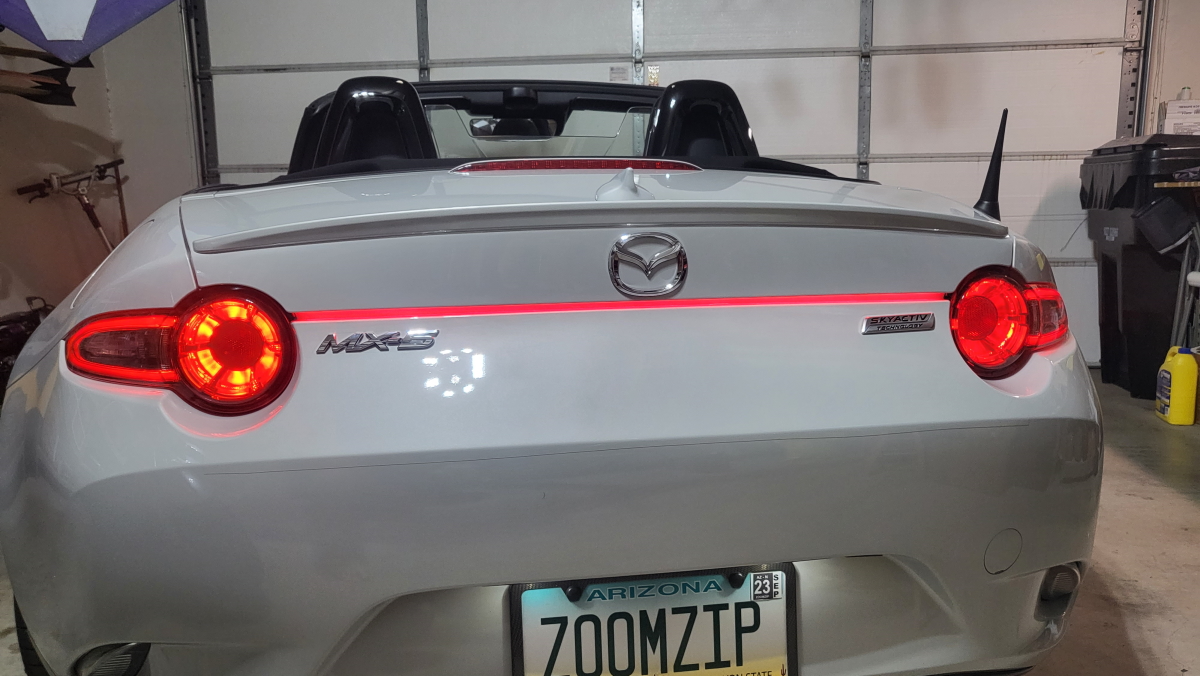 Rear LED Lighting Strip for Mazda MX-5 Miata 4th gen ND 2016 to 2023