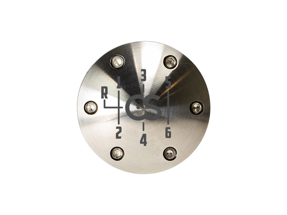 Swappable Shift Knob Cap for All Vehicles VW 6-Speed Stainless Steel