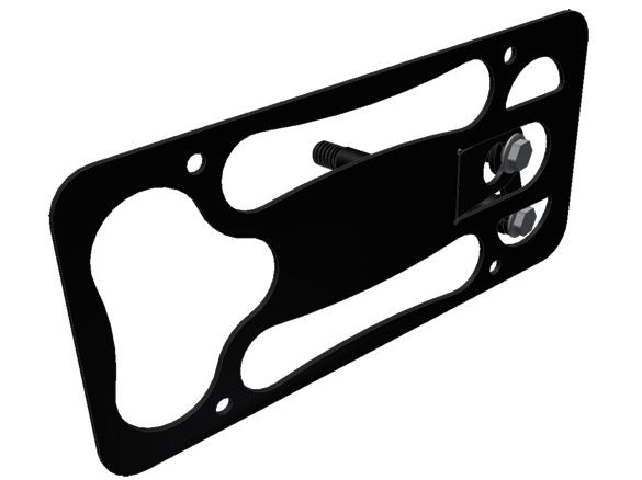 The Platypus License Plate Mount for 2018-2022 Porsche 718 Cayman GTS ...