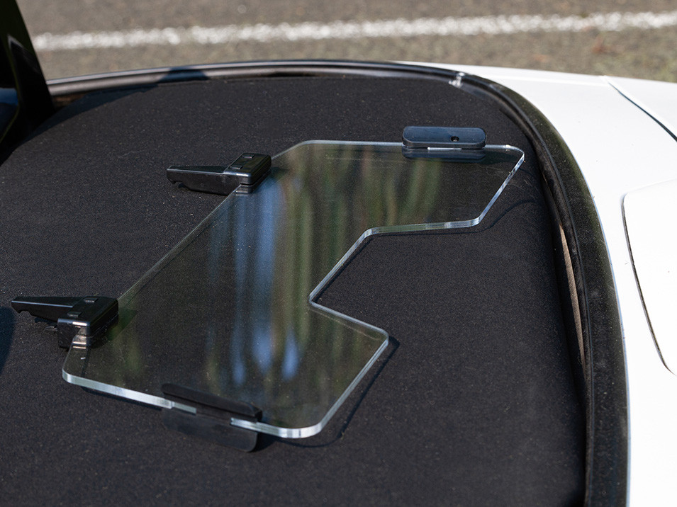 Clear Acrylic Wind Deflector for Mazda MX-5 Miata 4th gen ND 2016 to 2023