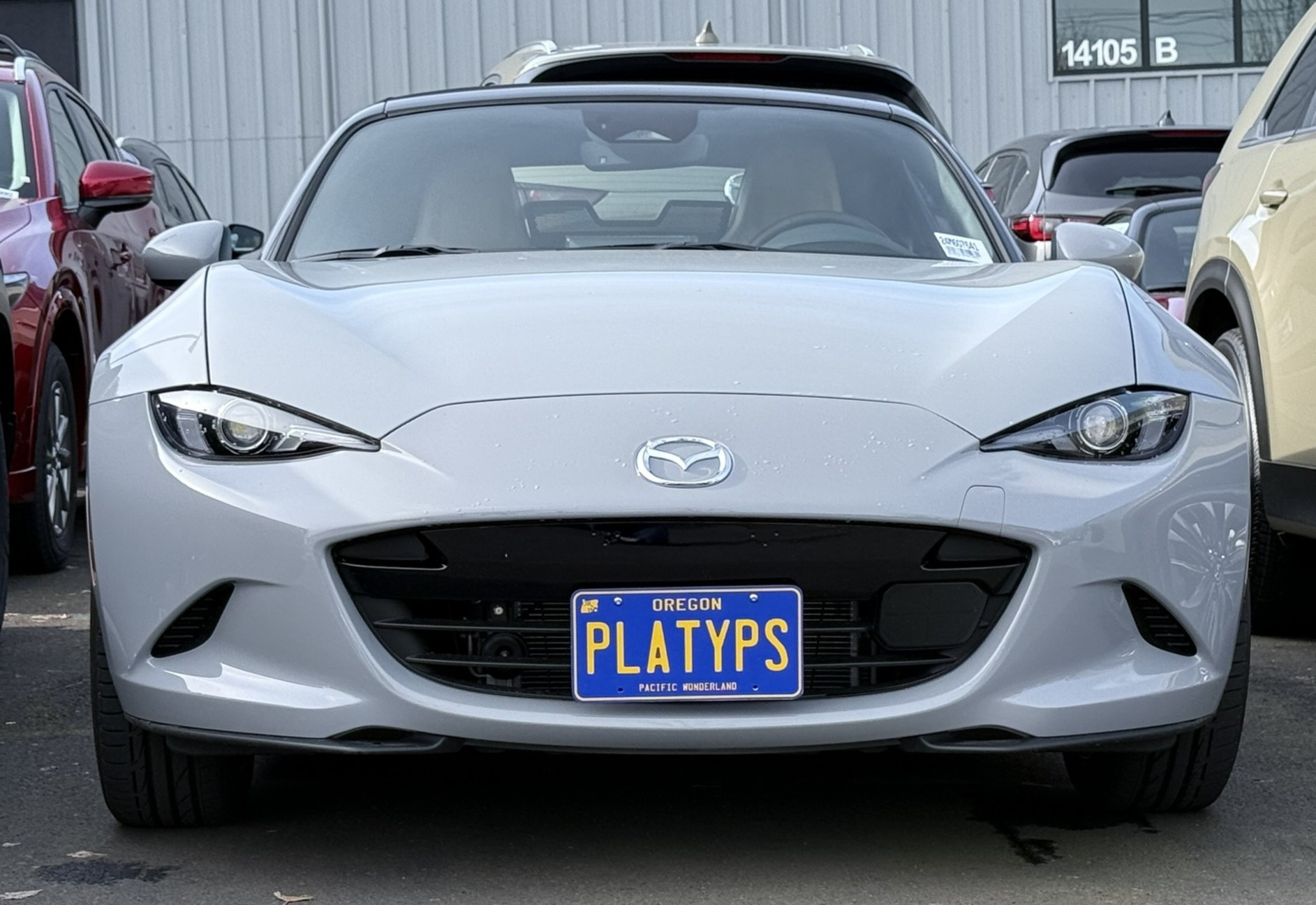 The Platypus License Plate Mount for Mazda MX-5 Miata 4th gen ND 2016 ...