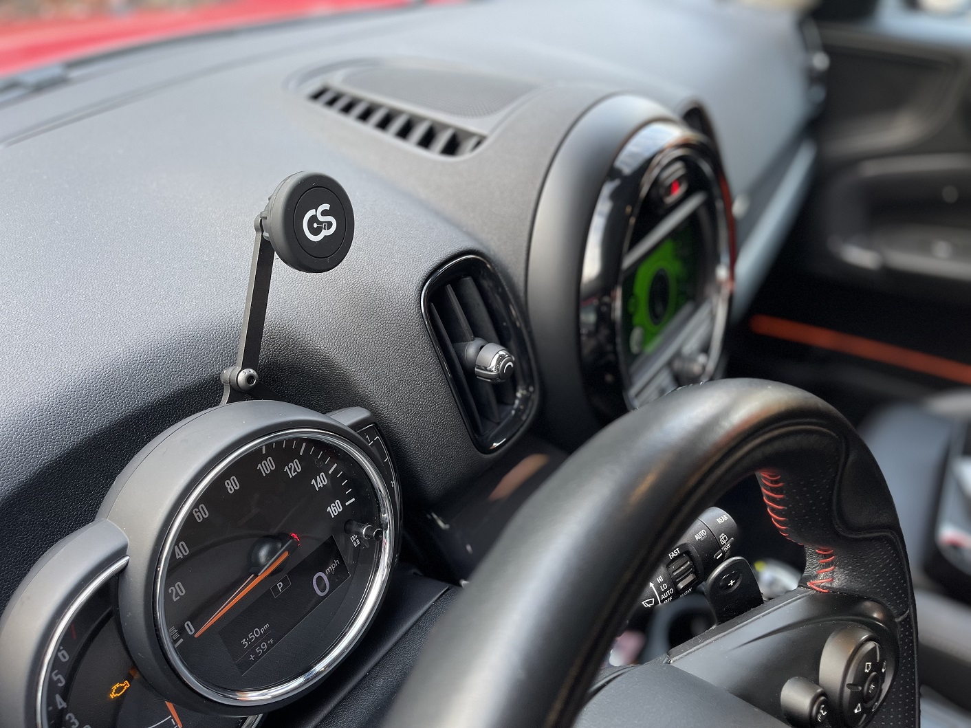 Mini cooper magnetic phone mount store