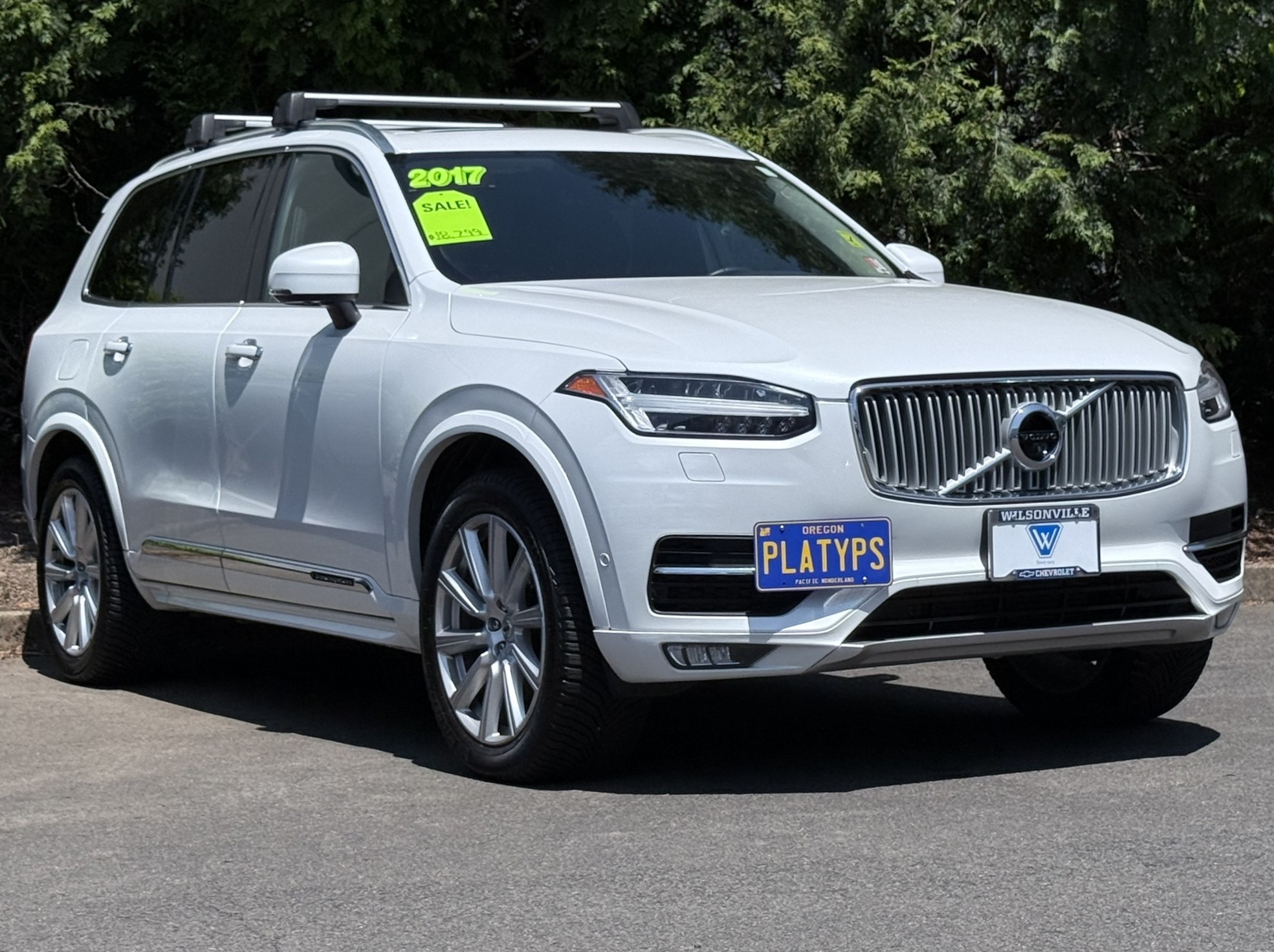 The Platypus License Plate Mount for Volvo XC90 2nd gen 2016 to 2025