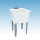 Mustee 94 Duratub Cabinet Tub White Handiflo