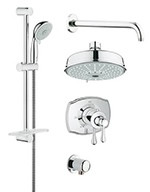 Grohe 35054000 Grohflex Authentic Dual Function Thm Shower Set - 2.5Gpm