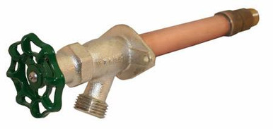 Prier C-134D04 C-134D 4" Wall Hydrant - 1/2"MPTx1/2"SWT - Diamond (24 Pack)