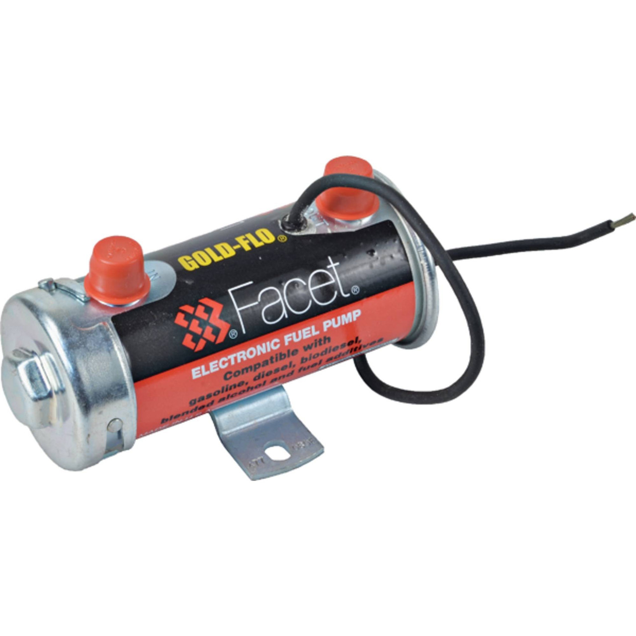 Cylindrical Solid State Fuel Pump 12V, 2.75-4PSI, 24" Min Dry Lift, 34 ...
