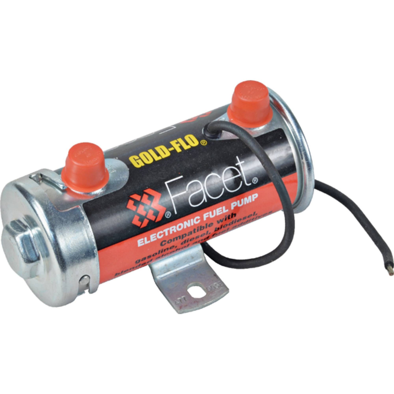 Cylindrical Solid State Fuel Pump 24V, 6-8PSI, 24" Min Dry Lift, 30 GPH ...