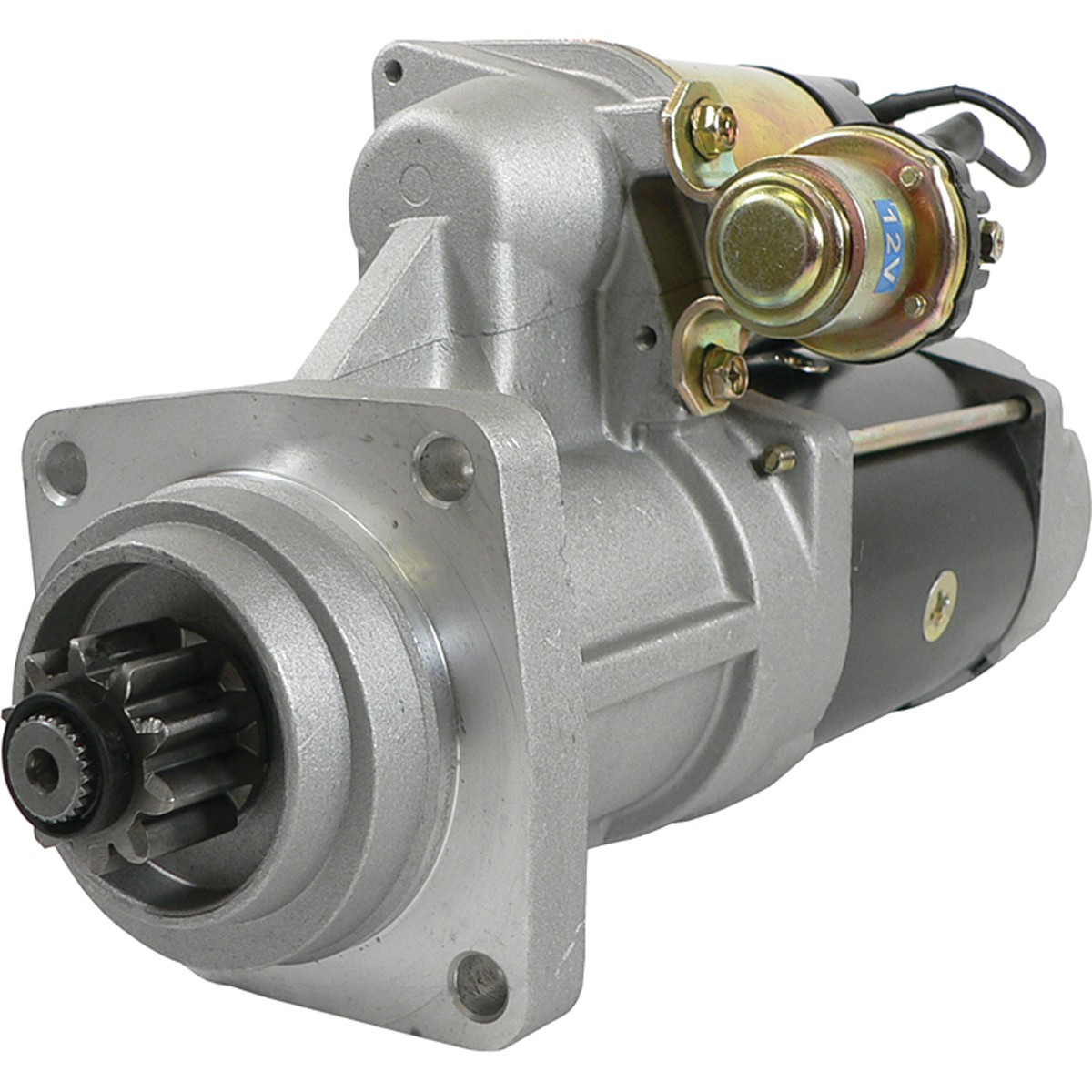 Starter -12V, 10 Teeth, Cummins, Delco 3965281, 19026031, 8200023 410 ...