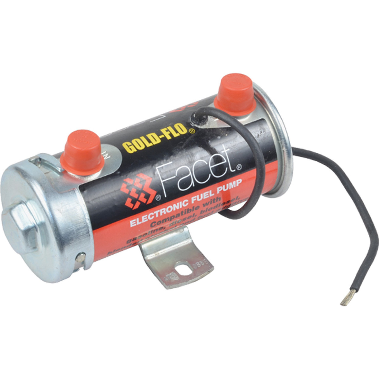 Cylindrical Solid State Fuel Pump 24V, 4-5PSI, 24" Min Dry Lift, 32 GPH ...