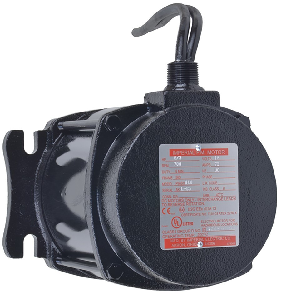 P56SX010 12V, 2/3HP Scott DC Reel Motor for Hannay Reels Various | DBE