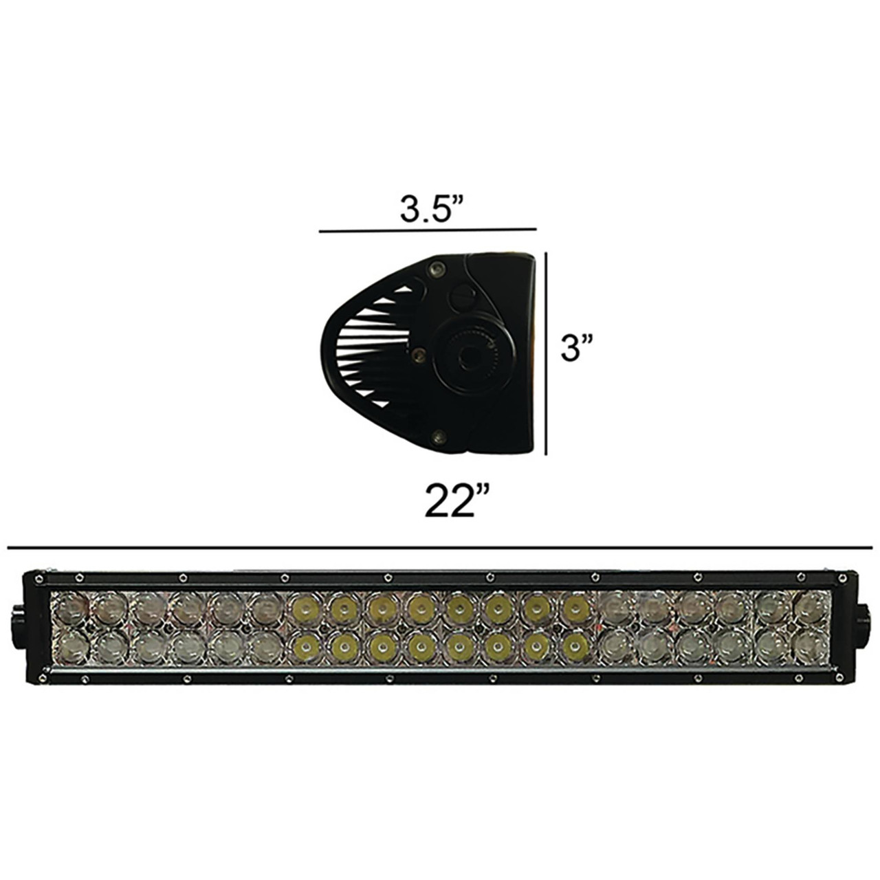 12V 22" Tiger Lights LED Light Bar 10 Amps, Flood/Spot Combo Off-Road ...