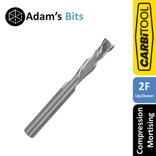CARBiTOOL - 2 Flute Compression Bit For Mortising
