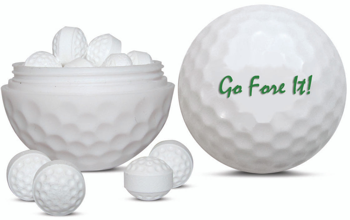 Custom Golf Ball Mint Container | Golf Party Gifts | Hillary's Gifts