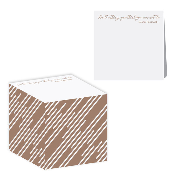 Custom Post-it Note Cube - Desk Accessories - Hillary's Gifts MN