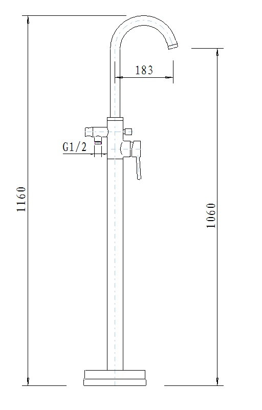 Plan Collection Free Standing Bath Shower Mixer - Plumbing & Bathrooms UK
