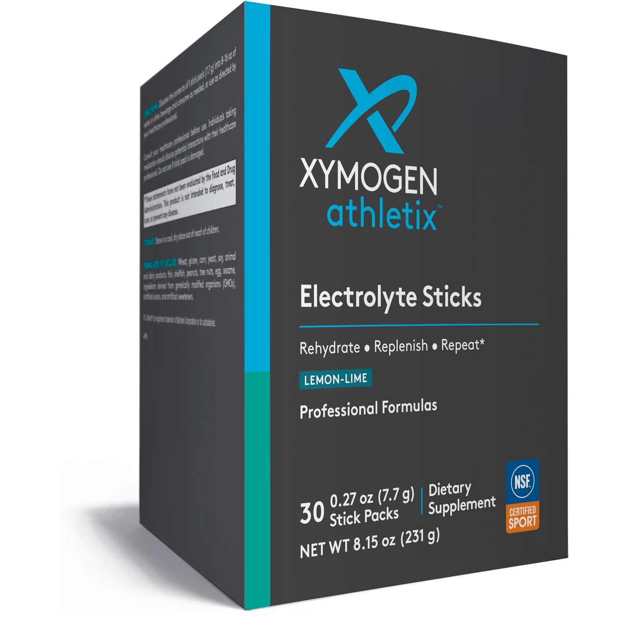 Electrolyte Sticks Lemon Lime 30srv by XYMOGEN