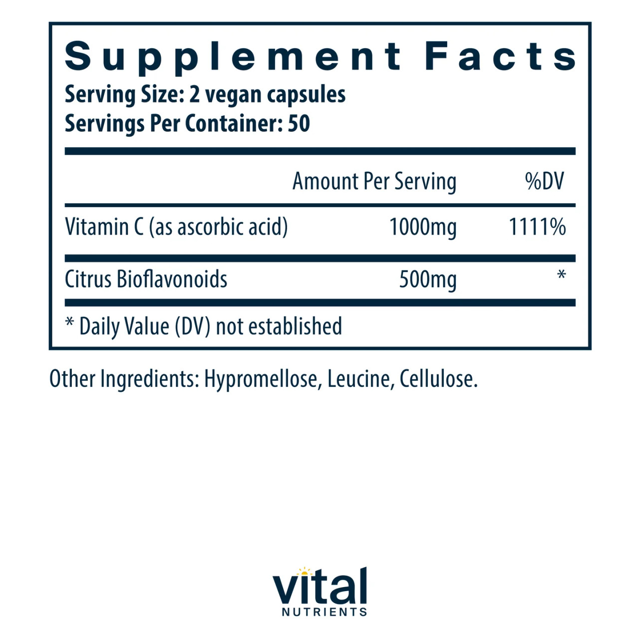 Vitamin C with Bioflavonoids | Vital Nutrients