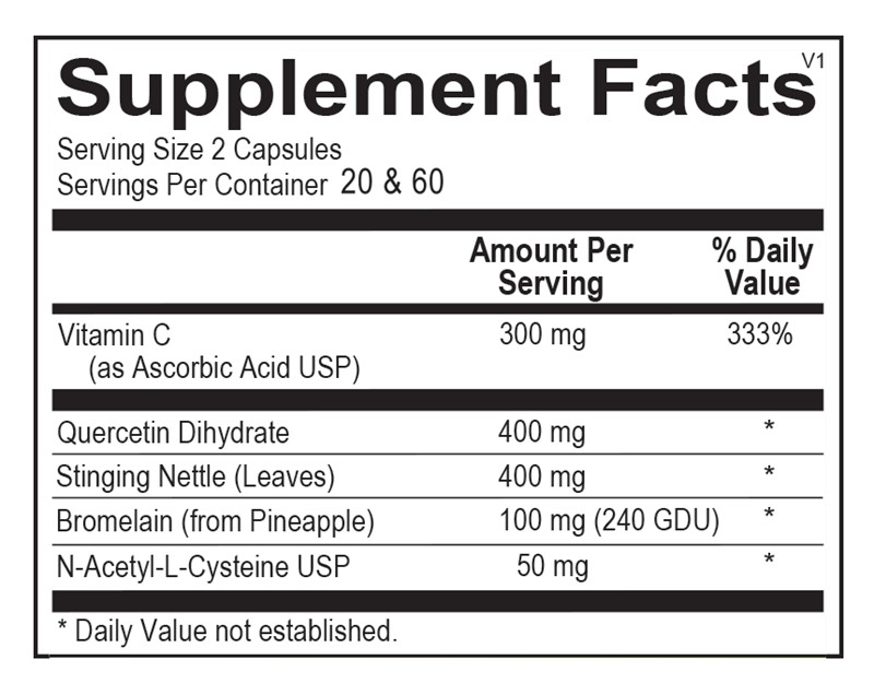 Natural D-Hist | Ortho Molecular Products