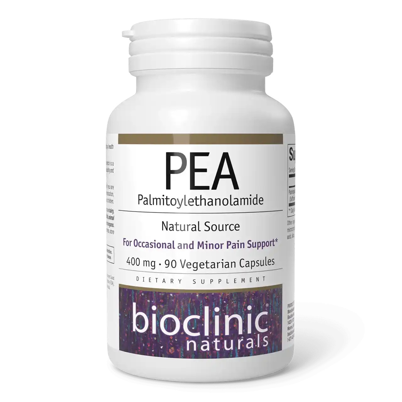 PEA (Palmitoylethanolamide) 90c by Bioclinic Naturals