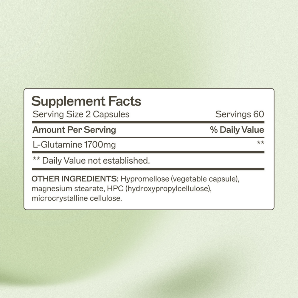 L-Glutamine Capsules by Amy Myers MD