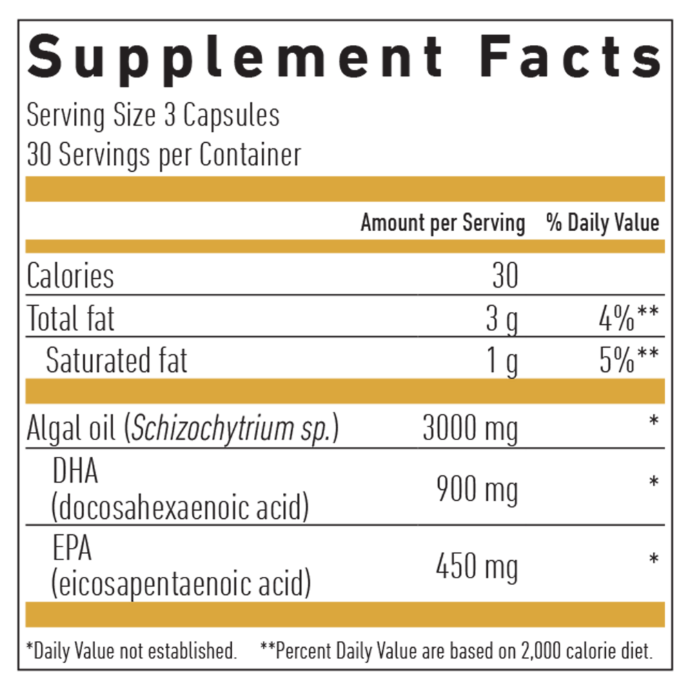 Vegan Omega 3 DHA & EPA 450 by Biogena