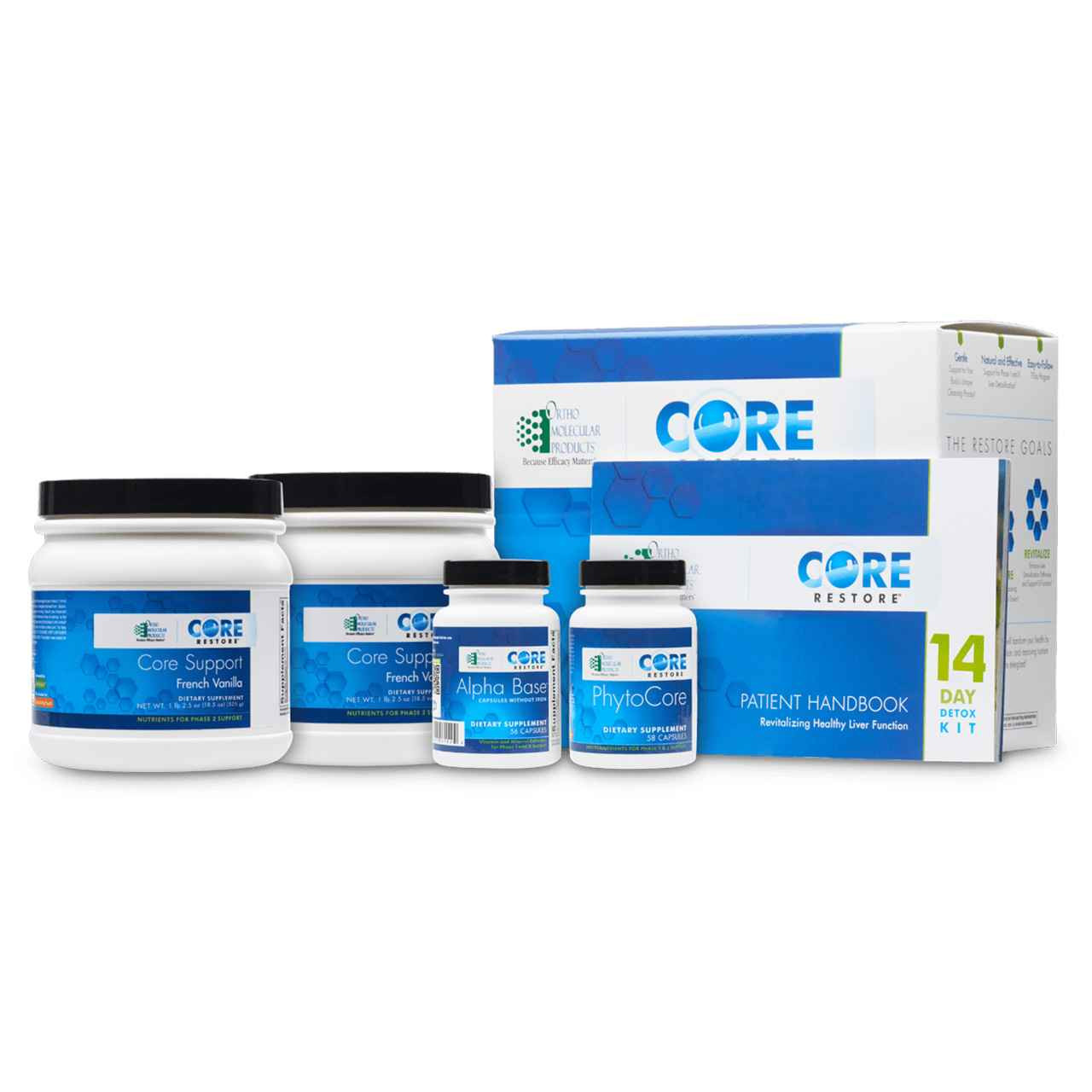 Ortho Molecular Core Restore 14-Day Kit (Chocolate Flavored)