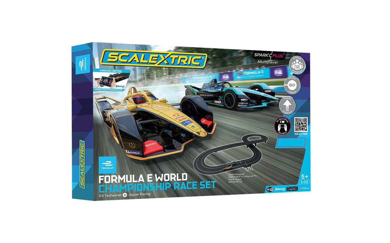 Scalextric Spark Plug Formula E Race Set - Wonderland Models | C1423M ...