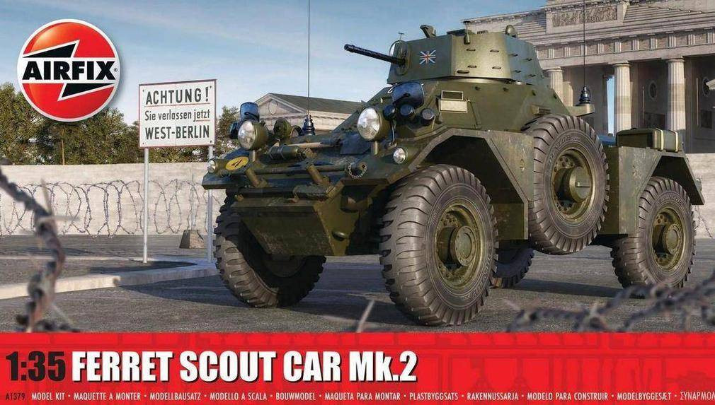 Airfix 1/35 Daimler Ferret Scout Car Mk.2 - Wonderland Models | A1379 ...