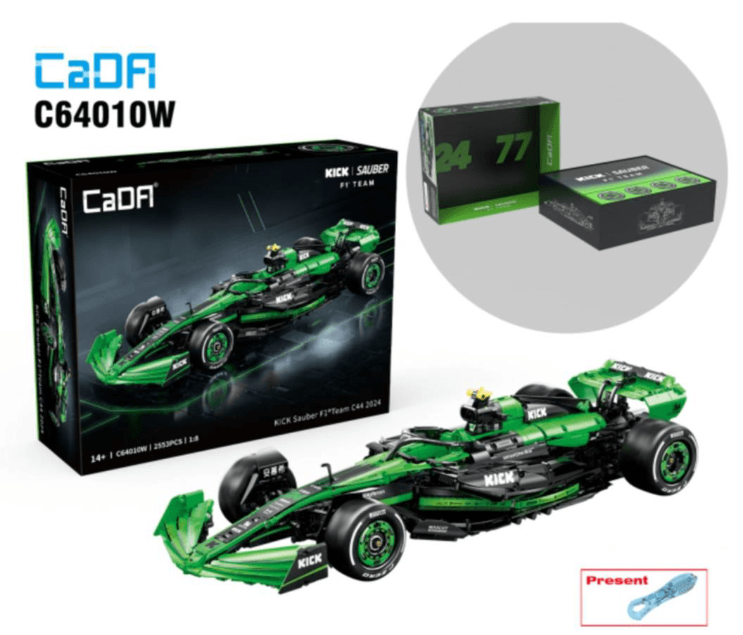 CaDA 1/8 KICK Sauber C44 2024 Formula 1 Racing Car - Wonderland Models ...