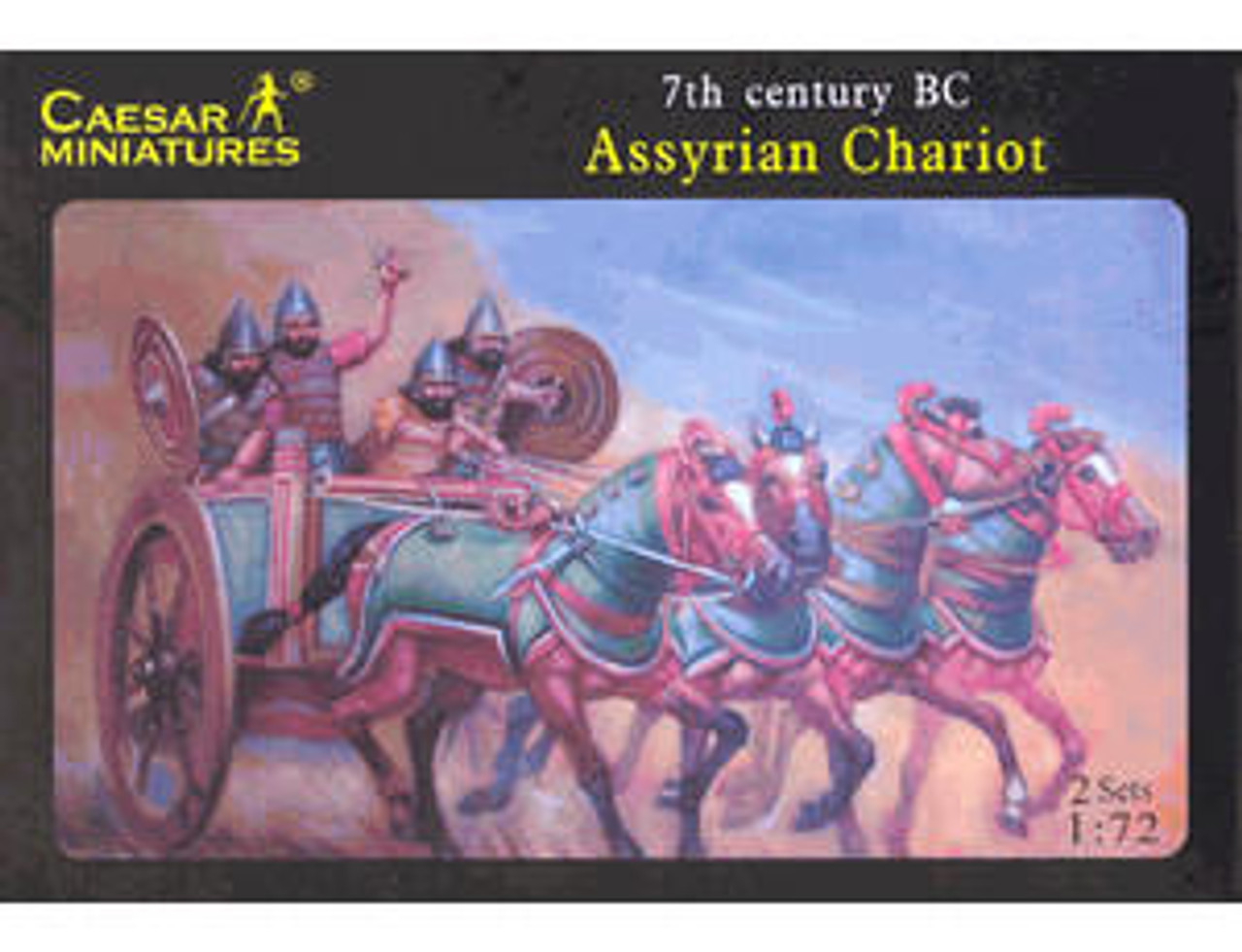Caesar Miniatures 172 Assyrian Chariots Wonderland Models Cmh011