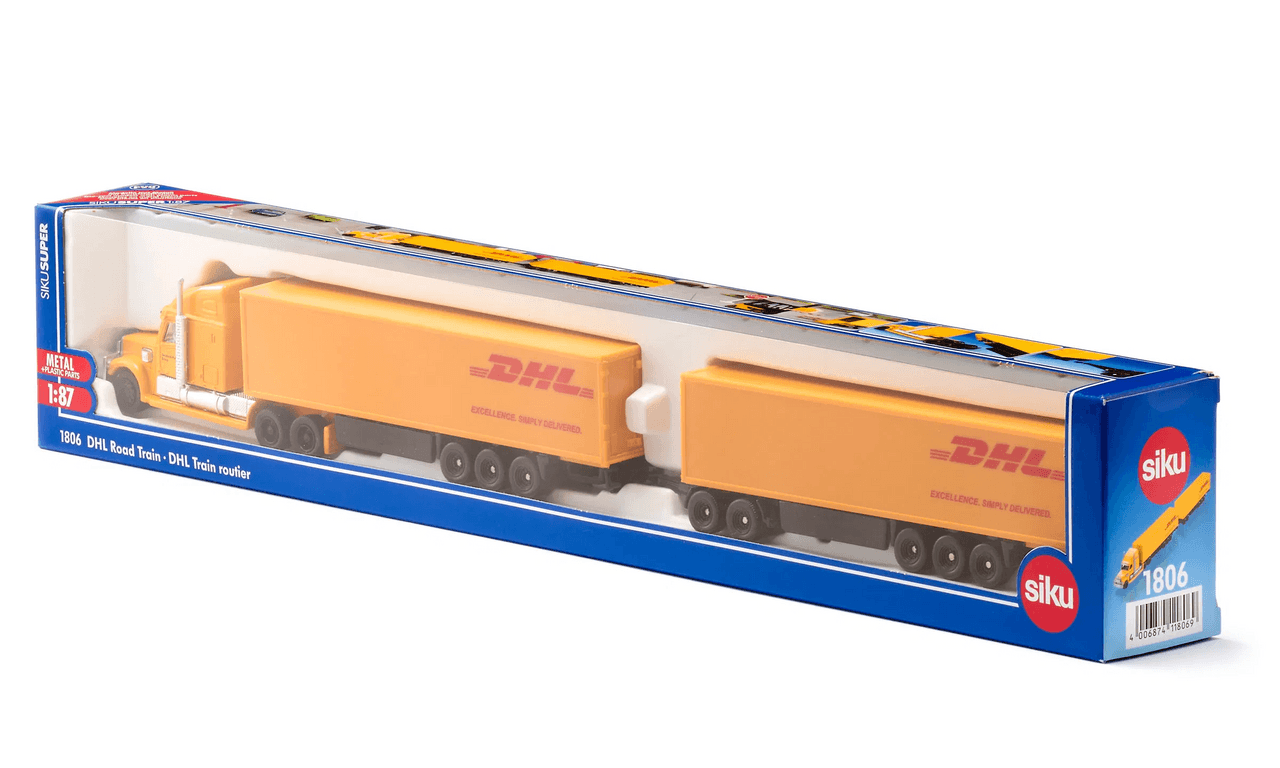 Siku 1/87 DHL Freightliner Container Truck with Trailer - Wonderland ...