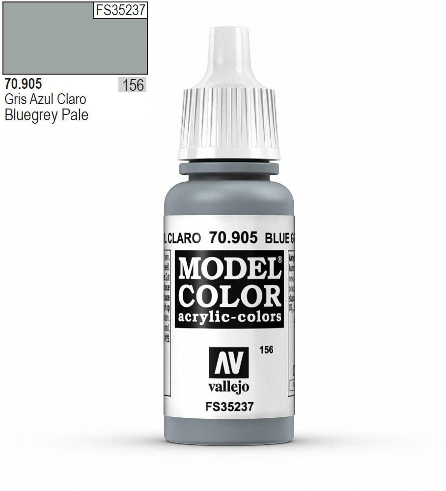 Vallejo Model Color 905 17ml Blue-Grey Pale Matt Acrylic - Wonderland ...