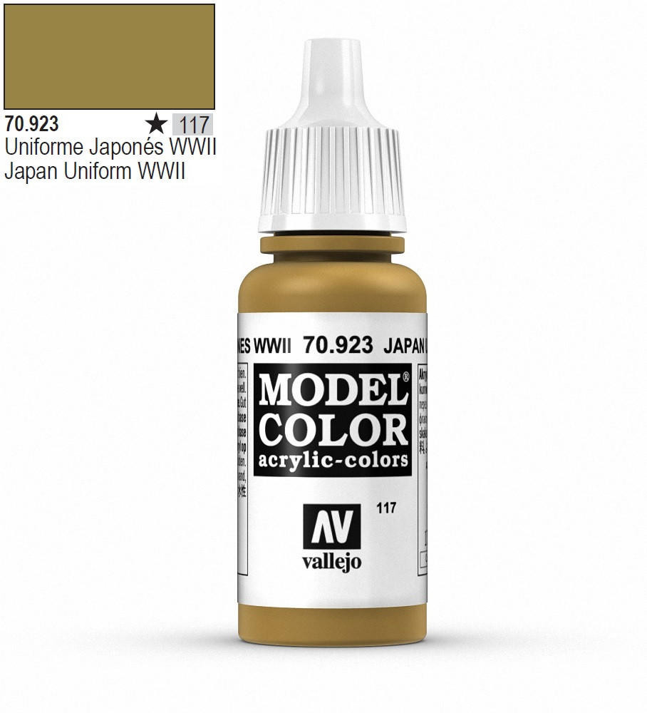 Vallejo Model Color 923 17ml Japanese Uni WW2 Matt Acrylic - Wonderland ...
