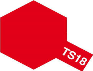 Tamiya TS-18 Metallic Red Acrylic Spray Paint - Wonderland Models ...