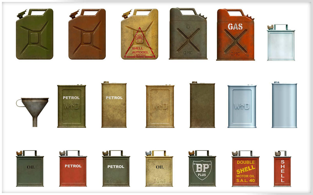 MiniArt 1/35 Allies Jerry Cans Set WWII Model Kit - Wonderland Models ...
