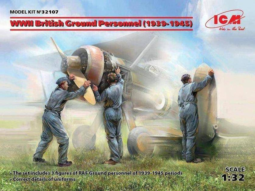ICM 1/32 WWII British Ground Personnel 1939-1945 - Wonderland Models ...