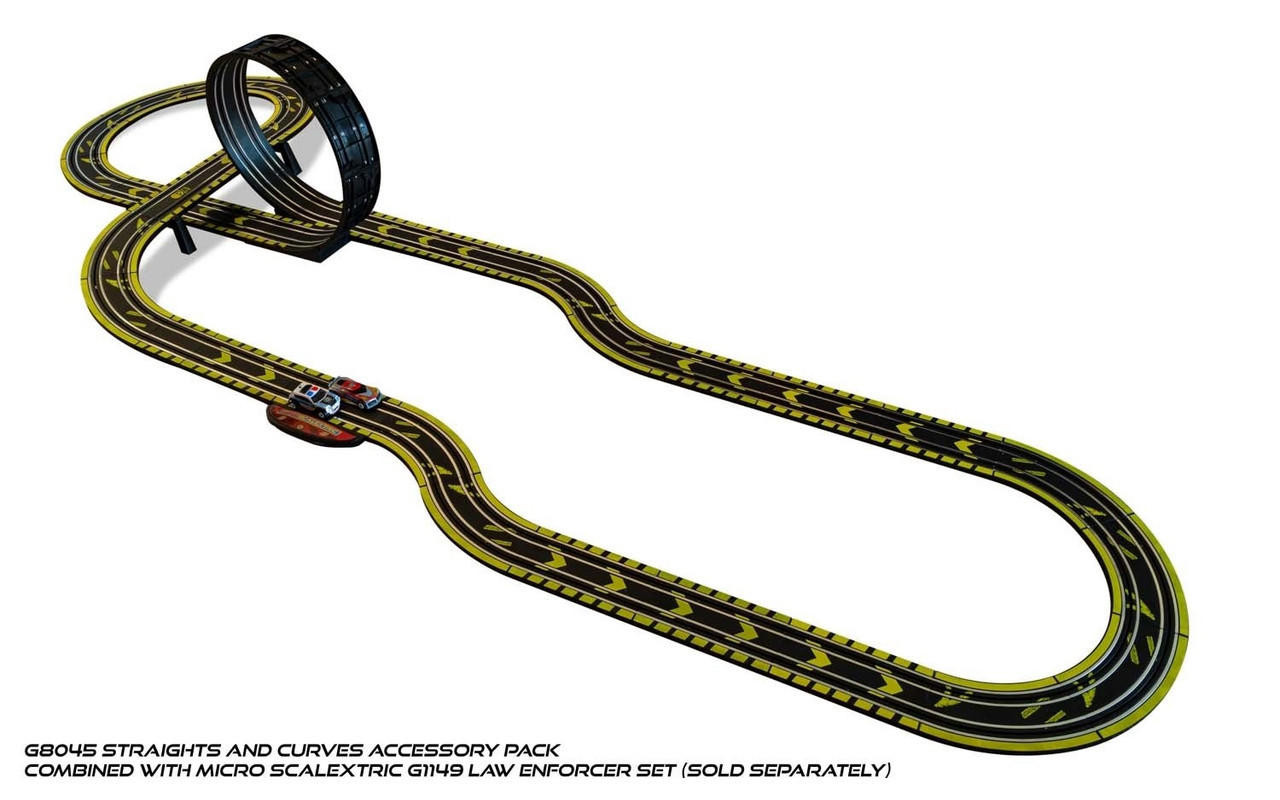 Micro Scalextric Straights And Curves Accessory Pack - Wonderland ...