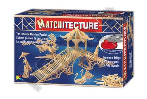 Matchitecture Japanese Bridge Matchstick Model - Wonderland Models ...