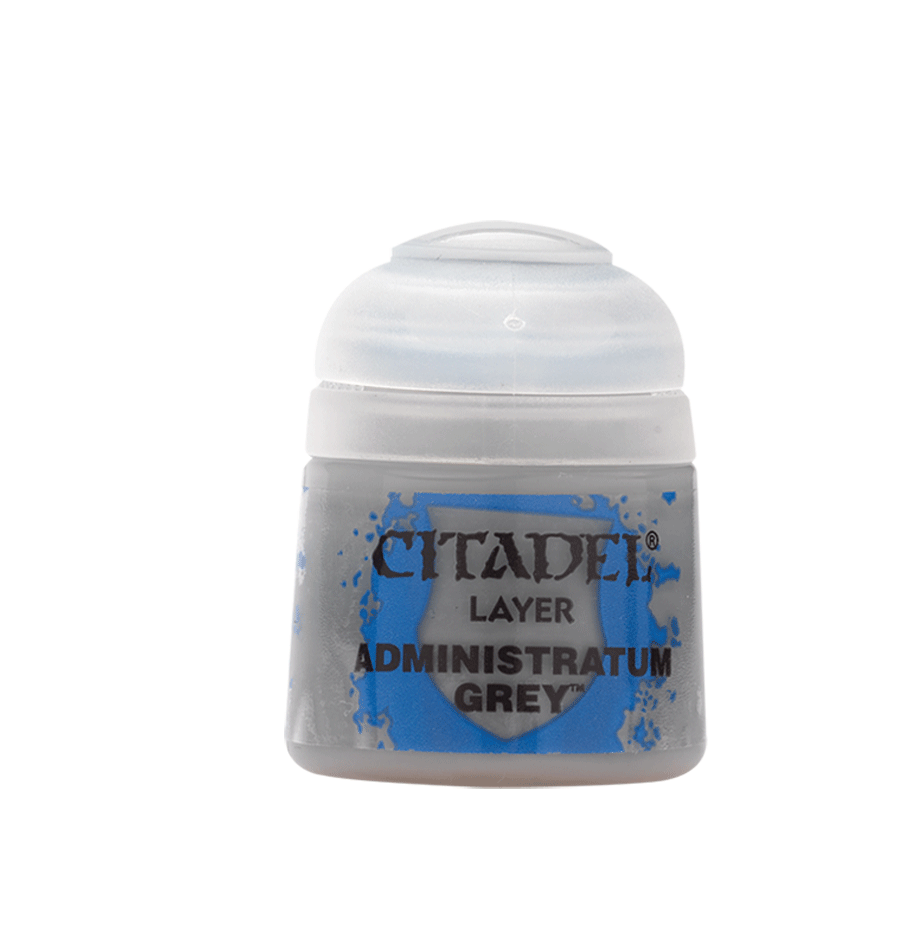 Warhammer Colour 12ml Layer Administratum Grey Acrylic Paint ...