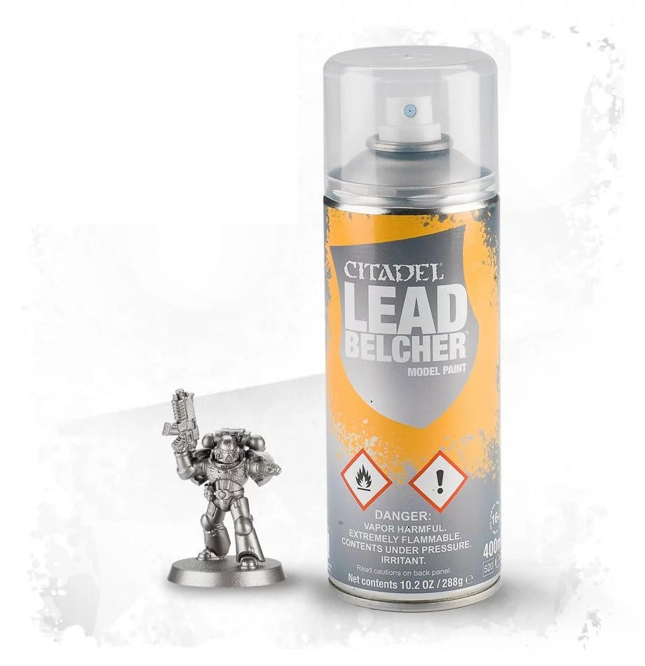 Warhammer Colour 400ml Spray Leadbelcher Acrylic Paint - Wonderland ...